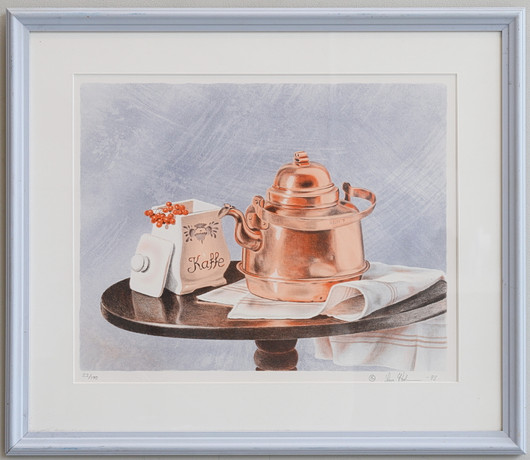 LARS KARLSSON. Litografi, signerad och numrerad 22/190, 1993. Konst ...