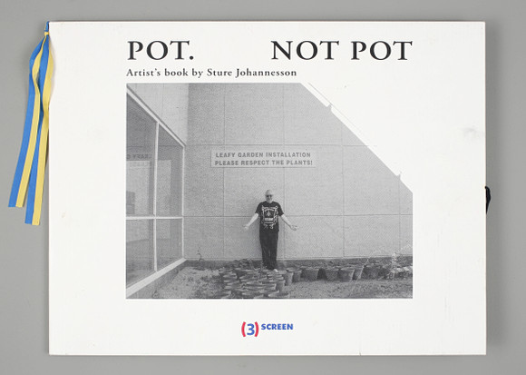 STURE JOHANNESSON. "Pot. not pot", screenprint, 2 st, signerade Sture J ...