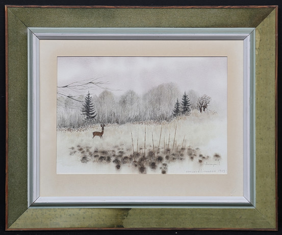 KENNETH LINDGREN. Akvareller, 3 st, signerade och daterade 1979. Konst ...