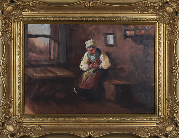 BERT ÖSTERLUND. olja på duk, signerad. Konst - Måleri - Auctionet