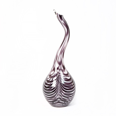 VAS, glass, "Snake Flower", Ulrica Hydman Vallien, Kosta Boda, signed ...