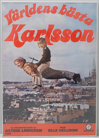 FILMAFFISCH, "Världens bästa Karlsson", SF Artfilm, 1984. Konst ...