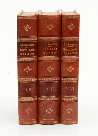 J L Runeberg, samlade skrifter 1-6. Böcker, Kartor & Handskrifter ...