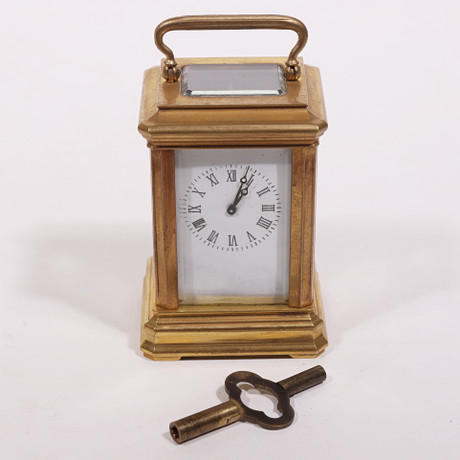 SMALL TRAVEL CLOCK. GOLDEN METAL. Clocks & Watches - Table clocks ...