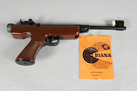 AIR PISTOL, Diana, model 6. Coins, Medals & Stamps - Auctionet
