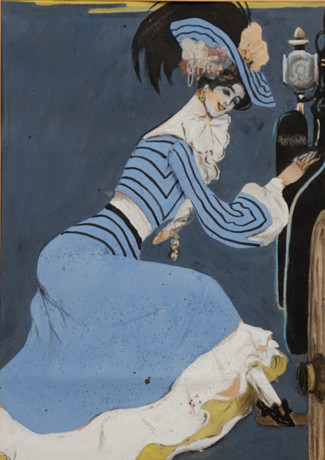 LUIS LUNA. A girl. Art - Paintings - Auctionet