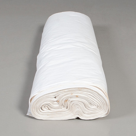LAKANSVÄV. Bomull ca 30 meter. Mattor & Textil - Textil - Auctionet