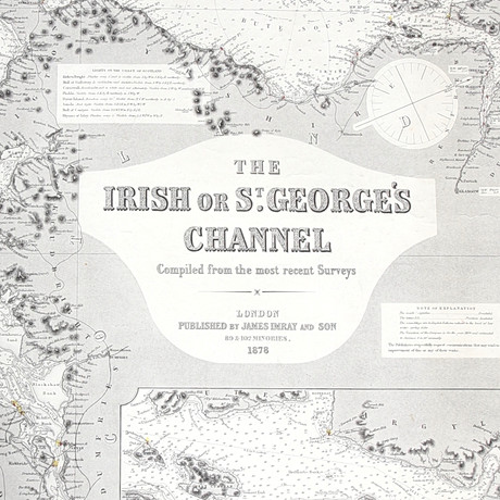 CHART, Irish Channel, 1878, James Imray and Son, London, 1878. Books ...