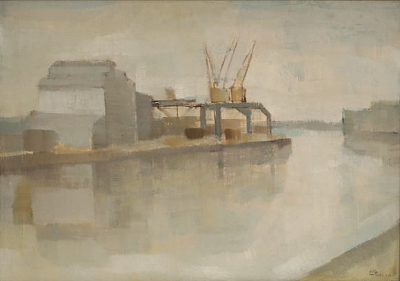 OLLE LARSSON. Oil on canvas, signed. Art - Paintings - Auctionet