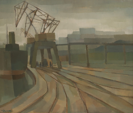 OLLE LARSSON. Oil on canvas, signed. Art - Paintings - Auctionet