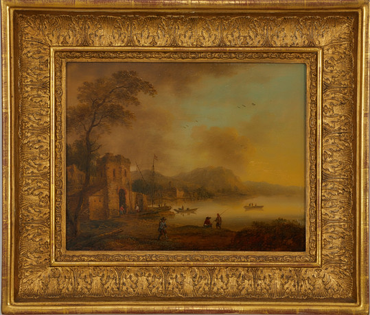 ANDERS HOLM (Sweden, 1751-1824), a pair, attributed, Pastoral ...
