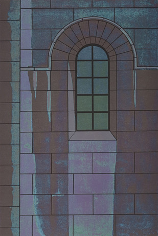 LARS ÖSTERLIN (FÖDD 1958). Window, color serigraphy no. 257/260, signed ...