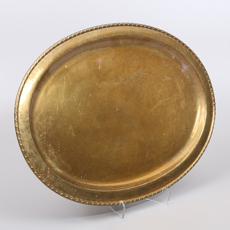 BRICKA, mässing, Ystad metall, 1950-tal. Silver & Metall - Övriga ...