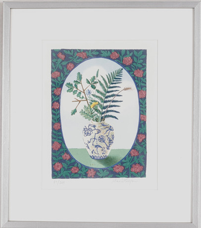 MARIA HILLFON. Färglitografi. Konst - Grafik - Auctionet