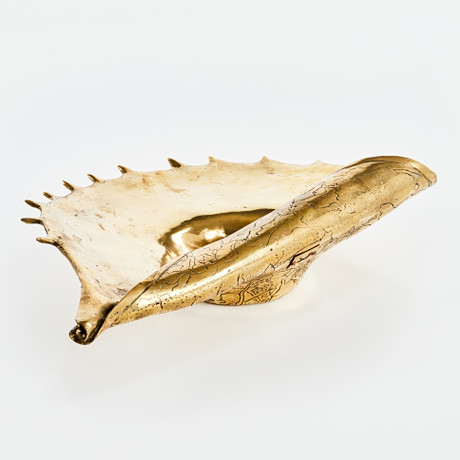 ANDRÉAS WARGENBRANT. "The Shell", skulptur i brons, i form av snäcka ...