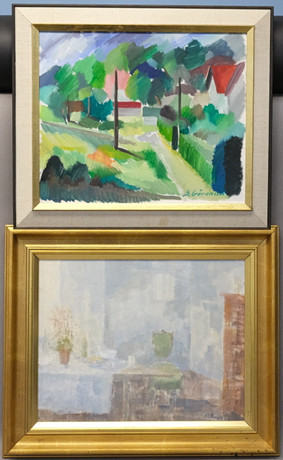 ART, TWO PARTS. Art - Paintings - Auctionet