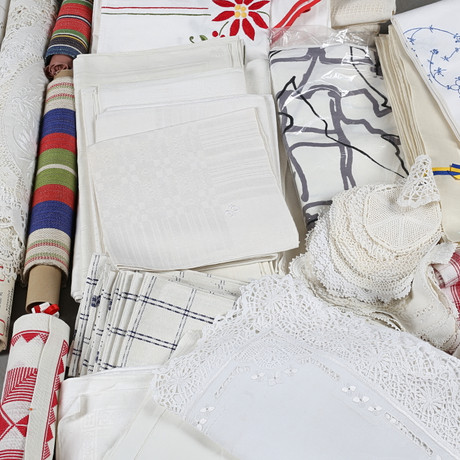 PARTI DUKAR med mera, blandade material. Mattor & Textil - Textil ...