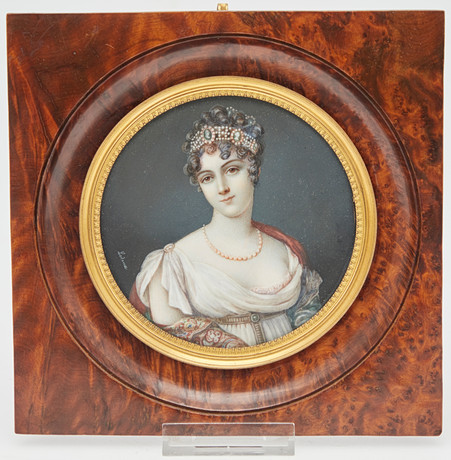 JEANNE PHILIBERTE LEDOUX. Attributed to. Drawing / miniature painting ...