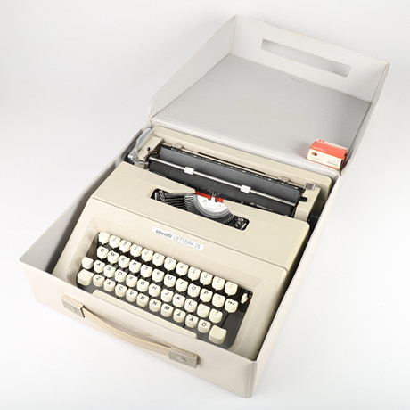 SKRIVMASKIN, Olivetti Lettera 25, 1900-talets andra hälft. Övrigt ...