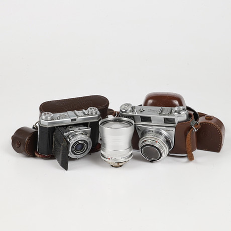 CAMERAS, 2 pieces, Retina Ia and IIIS, Kodak, Germany. Photo, Cameras ...