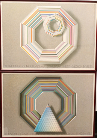 POSTER Beck & Jung, Computer Graphics, Ystads Art Museum, 1985 ...