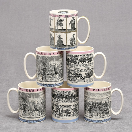 MUGS, 5+1, ceramic, "Wedgewood", England, 20th century. Ceramics ...