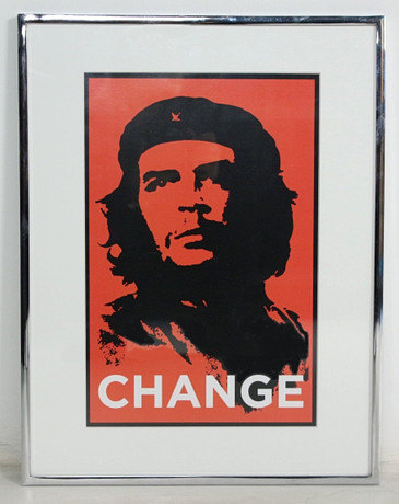 'Che Guevara - Change', print. Art - Engravings & Prints - Auctionet