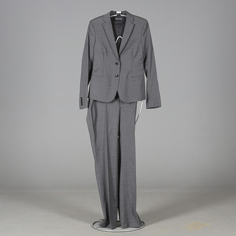 KOSTYM (Dam), 2 delar, storlek s, grå, kavaj och byxor, Filippa K ...