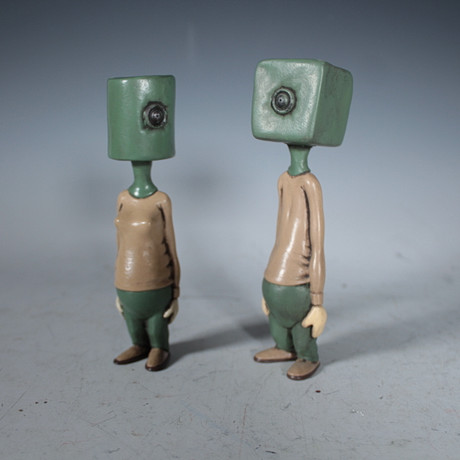 MARTIN SMIDA. Atelier. Martin Smida, skulpturer, ”Officer Duo”. Konst ...