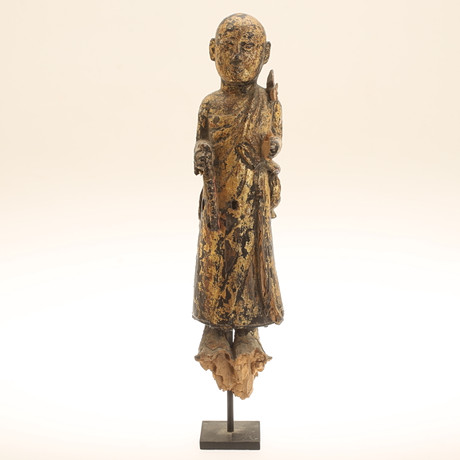 BUDDHA, trä, Burma. Asiatika - Auctionet