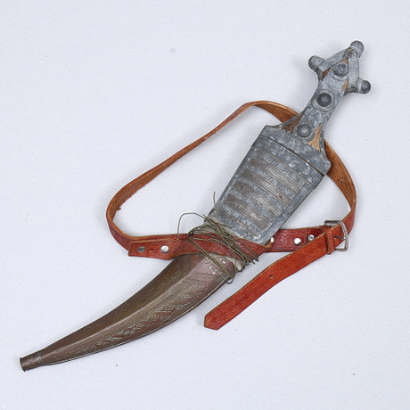 DAGGER, Bedouin, Arabian Peninsula, mid 20th century. Weapons ...