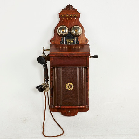 WALL TELEPHONE, LM Ericsson, around 1900. Collectables - Technica ...