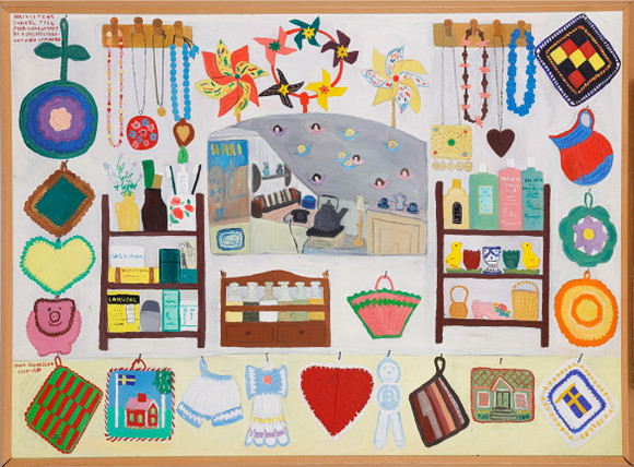 MONA JOHANSSON (1924-2010). "The Naivist's farewell to the morning ...