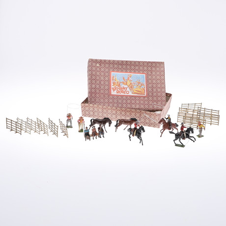 VARIOUS BRITAINS RODEO LEAD FIGURES. Toys - Toys - Auctionet