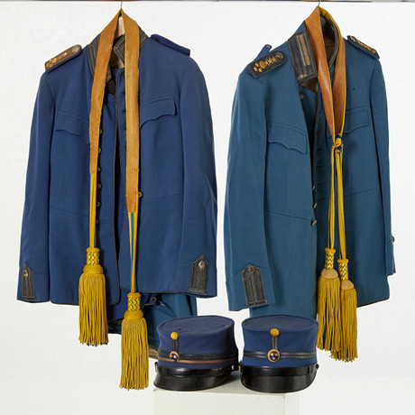 UNIFORM, Swedish, model ä, for officers at the Life Guard on horseback ...