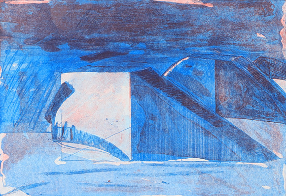 PEDER JOSEFSSON. "Stenspejare", färglitografi, signerad. Konst - Grafik ...