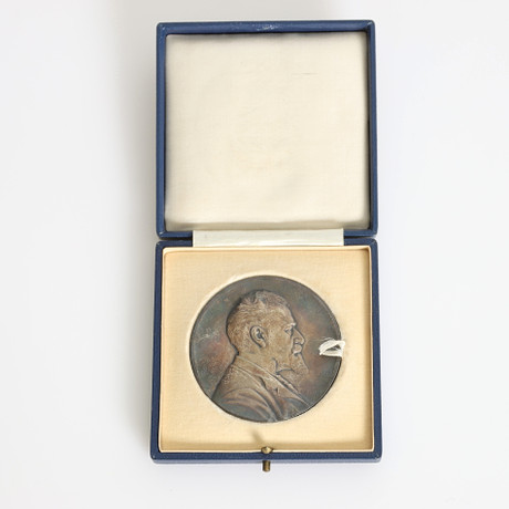MEDAL OF MERIT, silver, Knut Agathon Wallenberg, Stockholms Enskilda ...