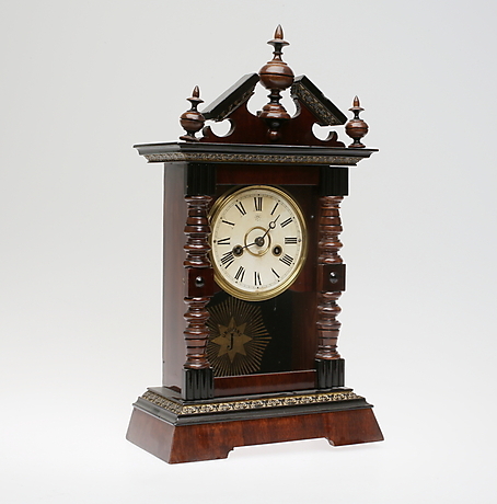 TABLE CLOCK, mahogany, neo-renaissance style, 18 / 1900s. Clocks ...