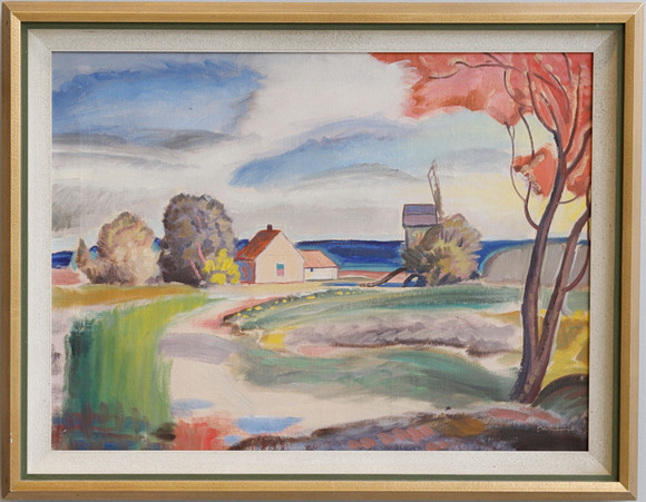 OTTO JANSSON. olja på duk, signerad. Konst - Måleri - Auctionet