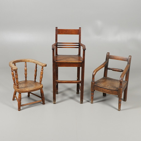 A VICTORIAN MAHOGANY CHILD'S HIGH CHAIR. Furniture - Armchairs & Chairs ...