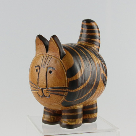 LISA LARSON. Figurin, stengods, "Lilla Katten", ur serien Jura ...