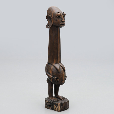 KATUMO, sculpture, signed Katumo, Wakamba tribe, label included, 1960s ...