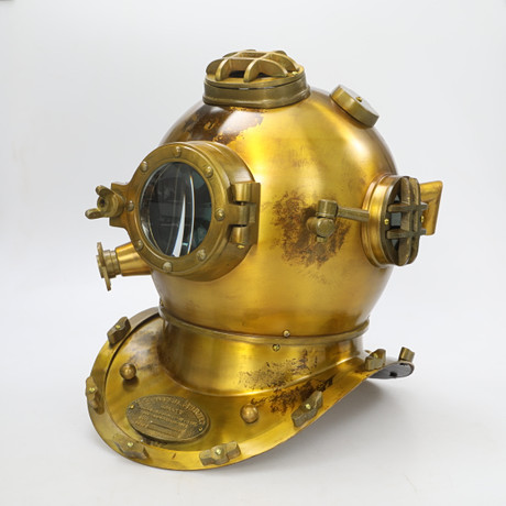 DIVING HELMET, metal, replica, "US Navy diving helmet" Antique look ...