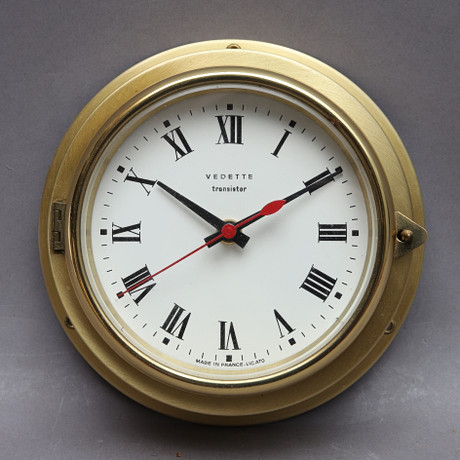 SHIP'S CLOCK, Vedette, quartz, 1900s/2000s. Collectables - Technica ...