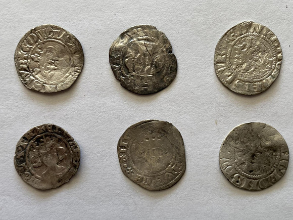 A SMALL COLLECTION OF HAMMERED SILVER PENNIES. Coins, Medals & Stamps ...