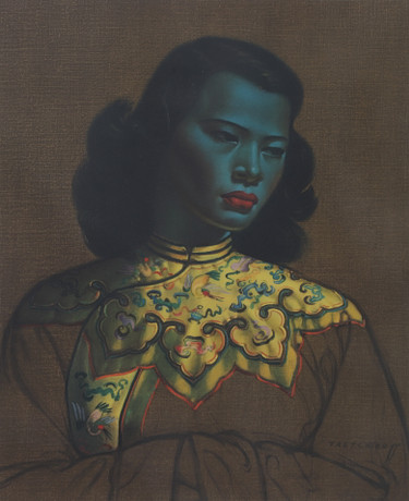 VLADIMIR TRETCHIKOFF. After. offset print, "The chinese girl", signed ...