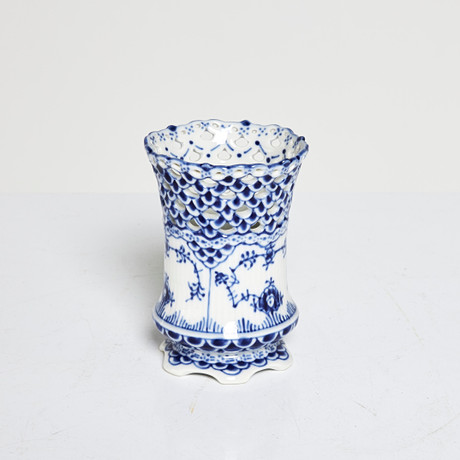 ROYAL COPENHAGEN. candle lantern, Musselmalet, 1/1016, full blonde ...