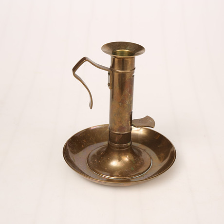 NATTLJUSSTAKE, mässing, Skultuna, 1900-tal. Belysning & Lampor ...