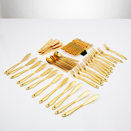 GUNNAR CYRÉN. "Nobel", cutlery set including fish cutlery, 56 dlr ...