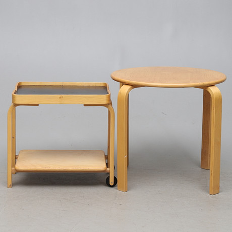 CARINA BENGS. Serveringsvagn/satsbord, 3 delar, "Brunabo", IKEA, 2000 ...